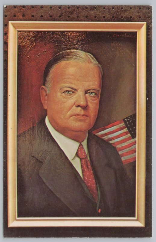 Artist Signed~Morris Katz~Herbert C Hoover~31st President~Framed ...
