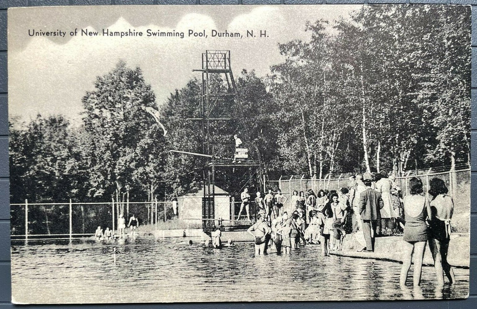 Vintage Postcard 1938 University of New Hampshire Swimming Pool, Durham ...