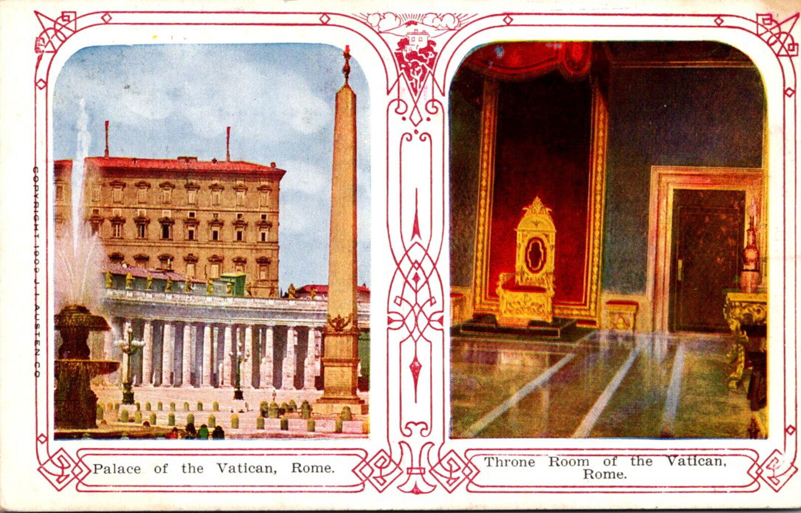 Italy Roma Rome Palace Of The vatican and Throne Room | Europe - Italy ...