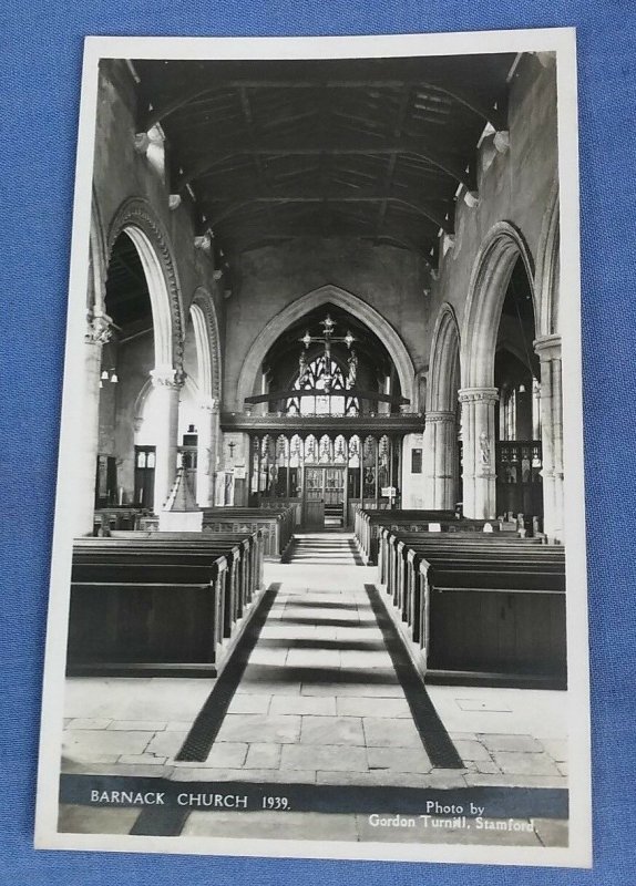 Vintage Postcard Barnack Church 1939 Cambridgeshire B1B | Europe ...