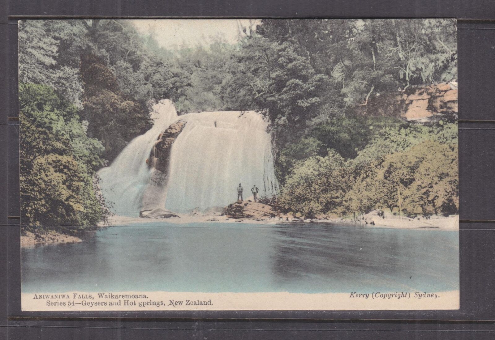 New Zealand, Waikaremoana, Aniwaniwa Falls, 1906 Kerry Ppc., Used NSW ...