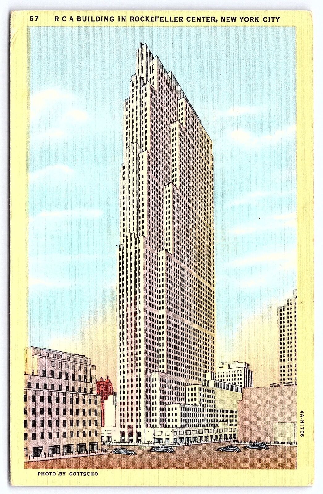 R C A Building In Rockefeller Center Newest Skysraper New York City NYC ...