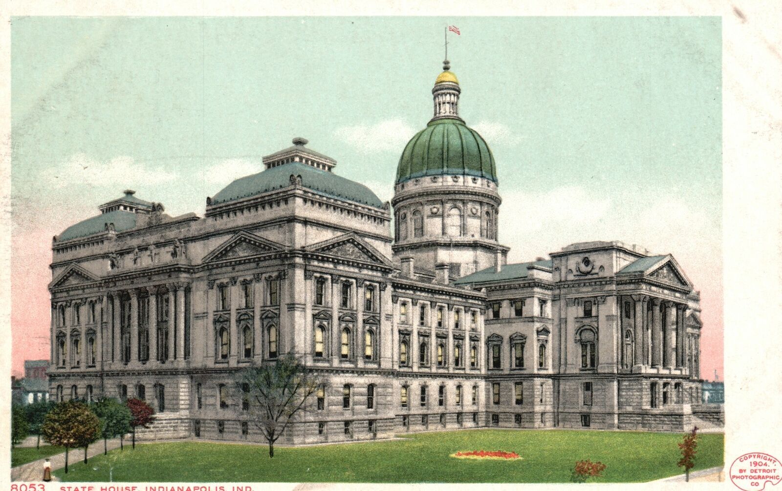 Vintage Postcard State House State Capitol Building Indianapolis ...