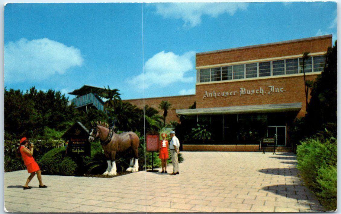 Entrance to Anheuser-Busch's Famous Brewery, Busch Gardens - Tampa ...