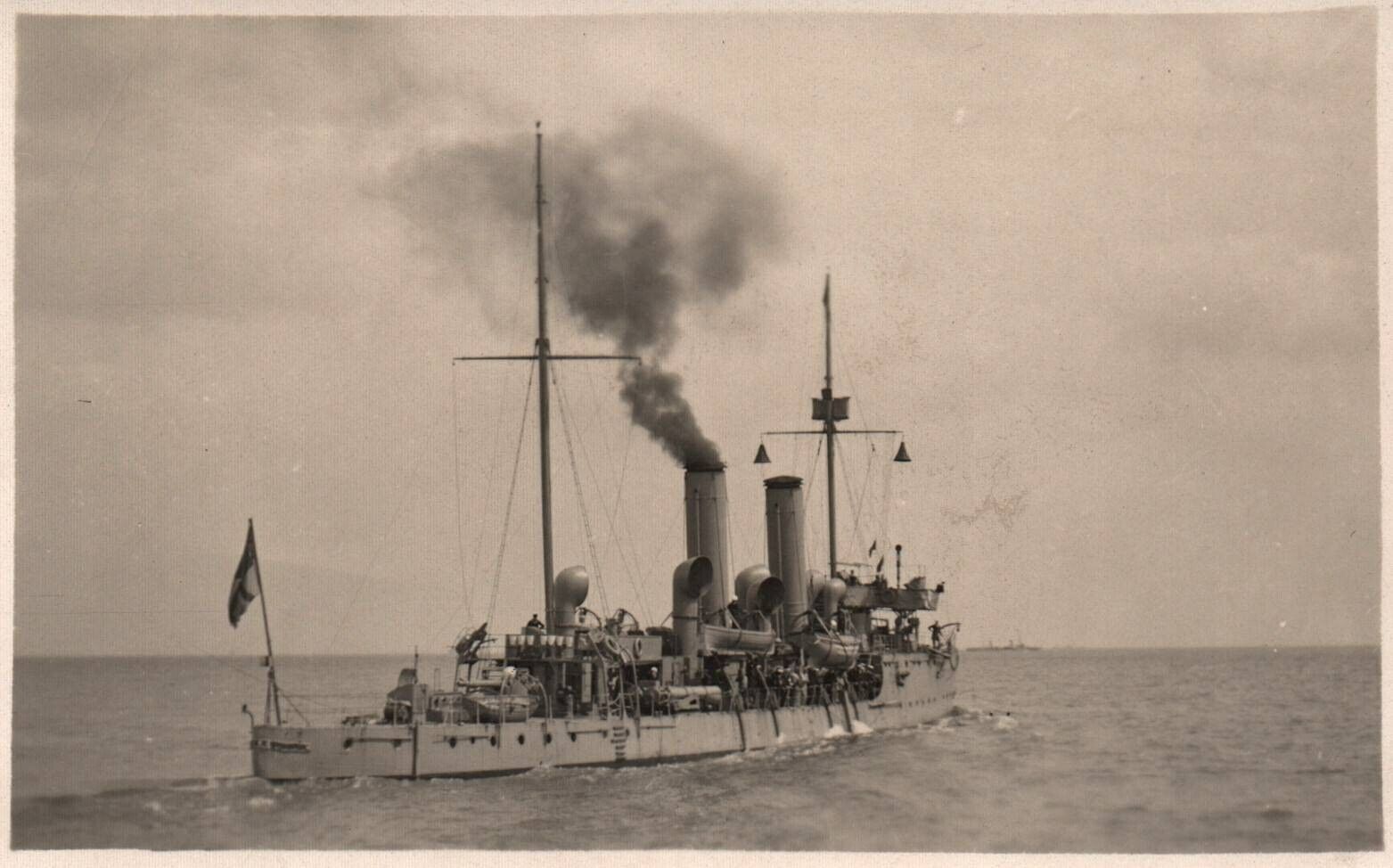 British Royal Navy HMS Cruiser RPPC Vintage Postcard c.1910 | Other ...