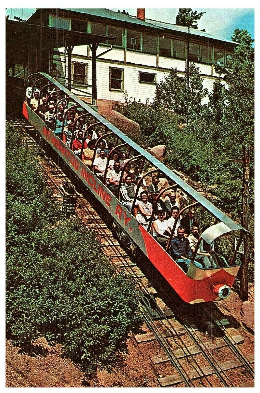 Manitou Scenic Incline Railway Manitou Springs Colorado Postcard ...