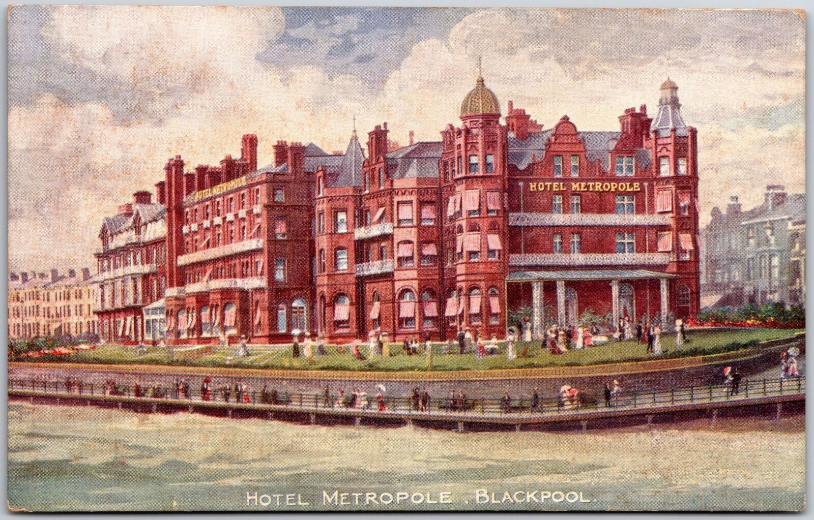 Hotel Metropole Blackpool United Kingdom Oceanfront Building Rooms ...