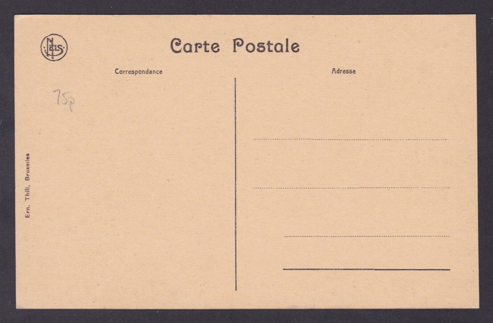 BELGIUM, Postcard, Leuven, The Town Hall and St. Peter's church, WWI ...