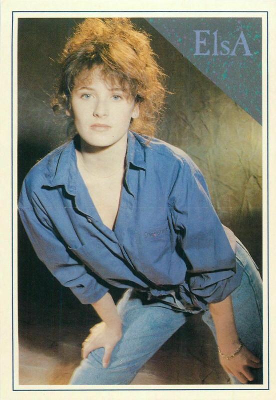 ElsA singer postcard | Topics - Entertainment - Music & Musicians ...