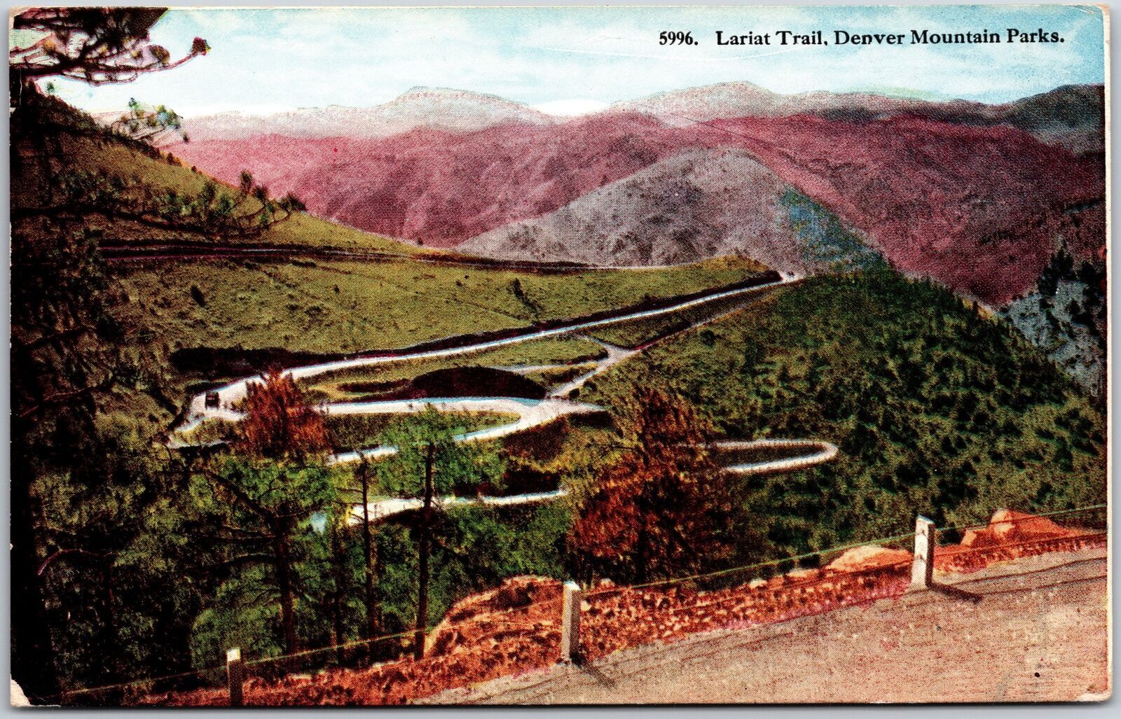 Lariat Trail Denver Mountain Park Colorado Famous Drive Unique Features ...