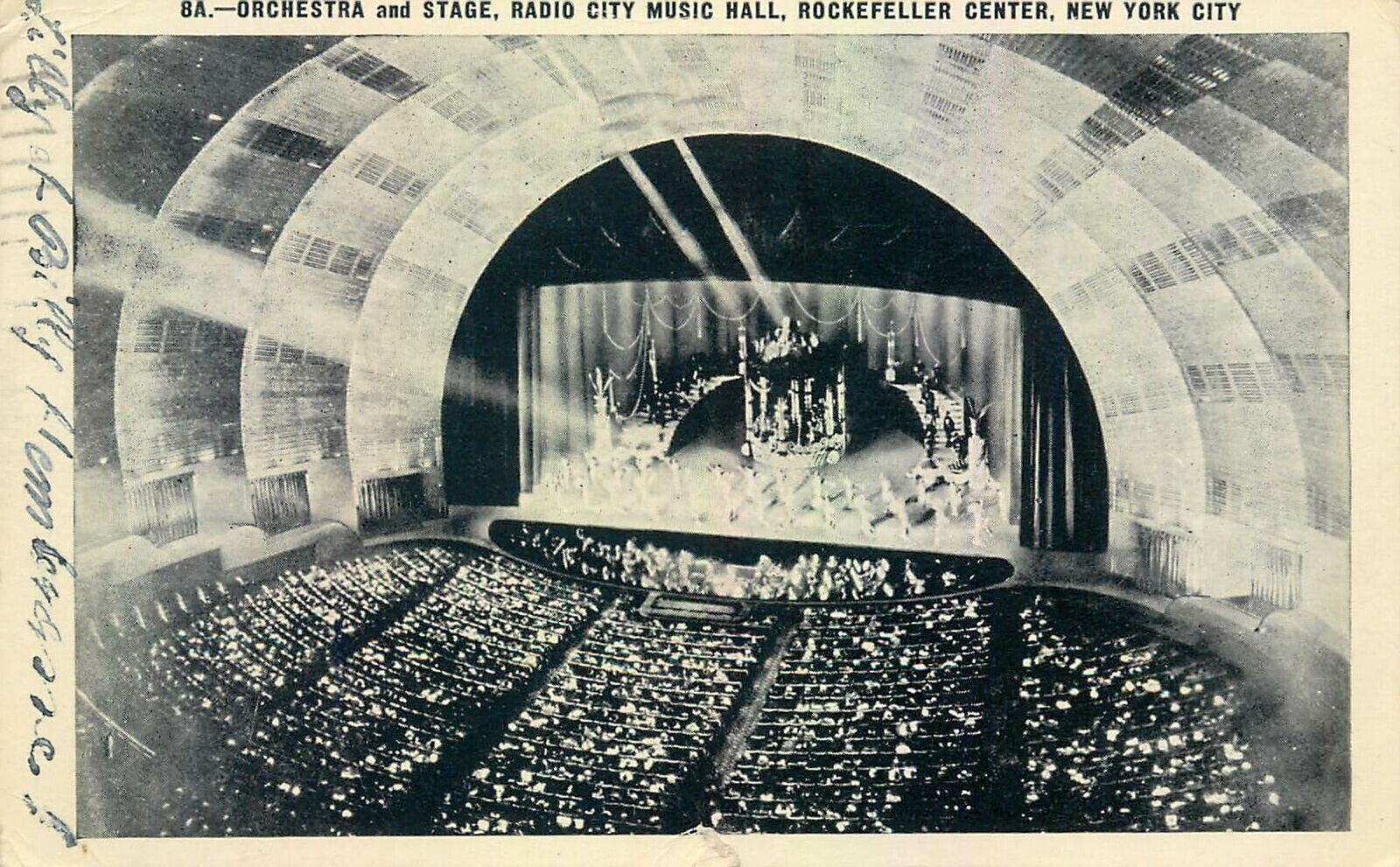 United States New York Rockefeller Center Radio City Music Hall ...