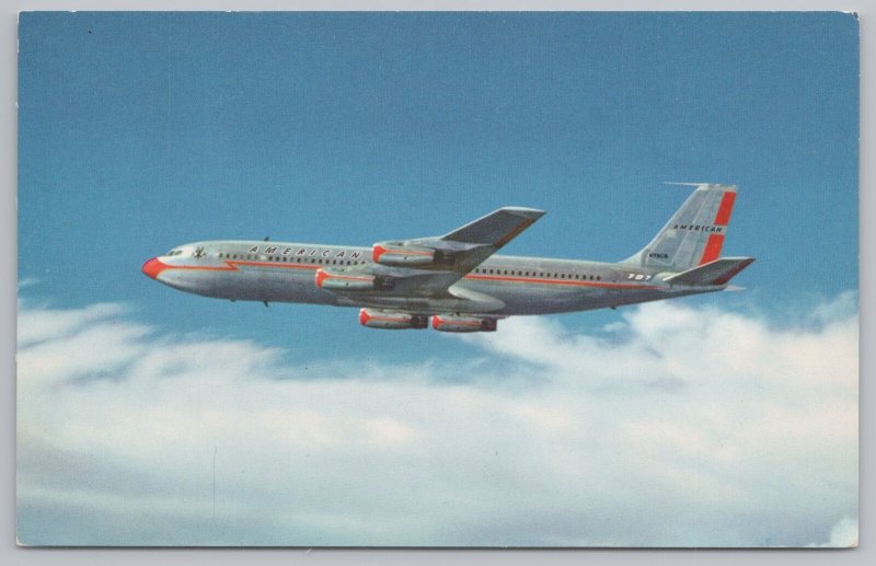 Transportation~American Airlines Boeing 707 Jet Flagship In Flight ...