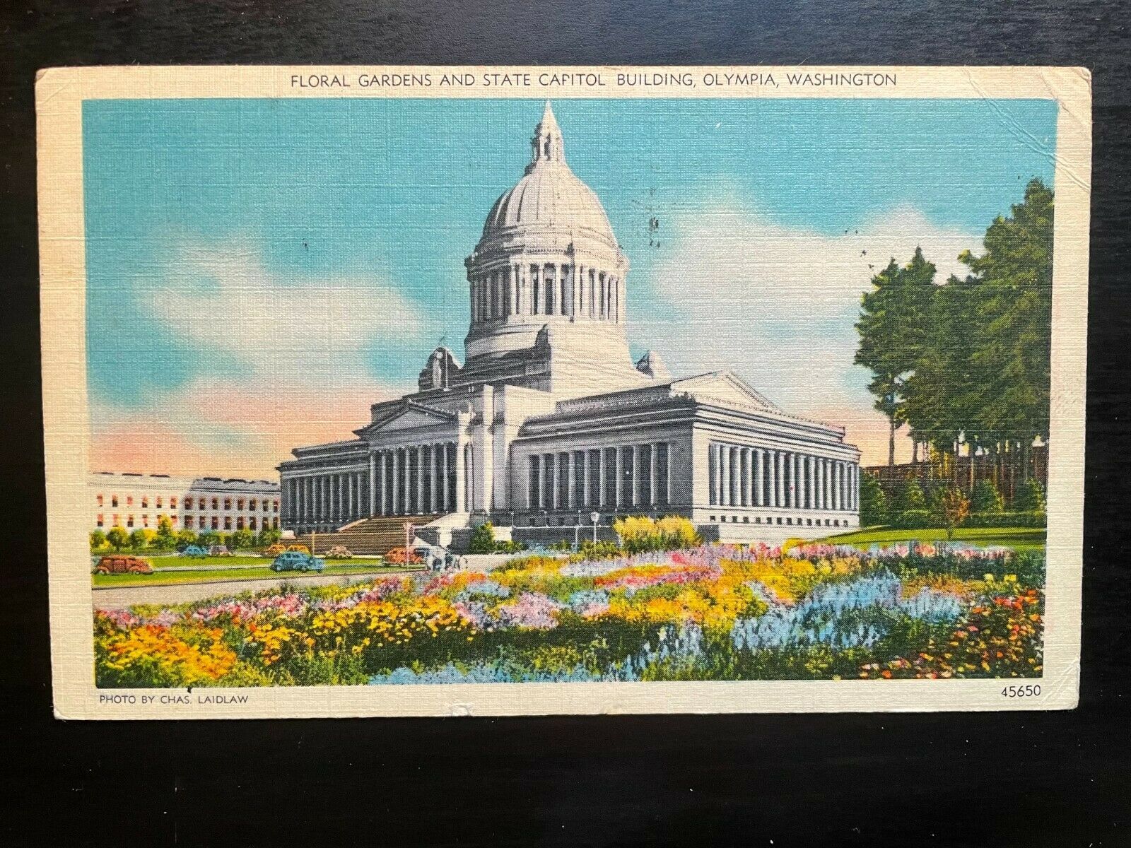 Vintage Postcard>1944>State Capitol Building & Gardens>Olympia ...