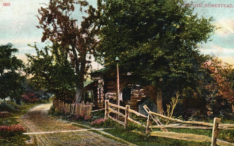 Vintage Postcard 1911 The Old Homestead New York City A.C. Bosselman ...