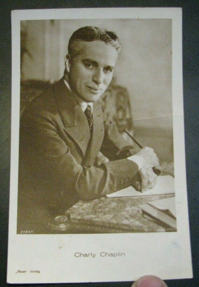 Charlie Chaplin Charly Postcard Actor Actress Movie Star Hollywood ...