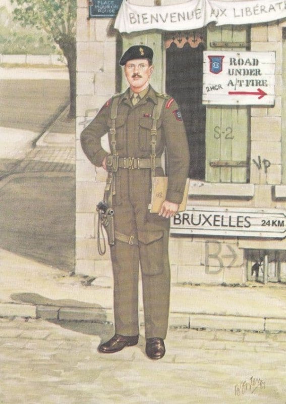 2nd Batallion Grenadier Guard London 1944 Military Uniform Postcard ...