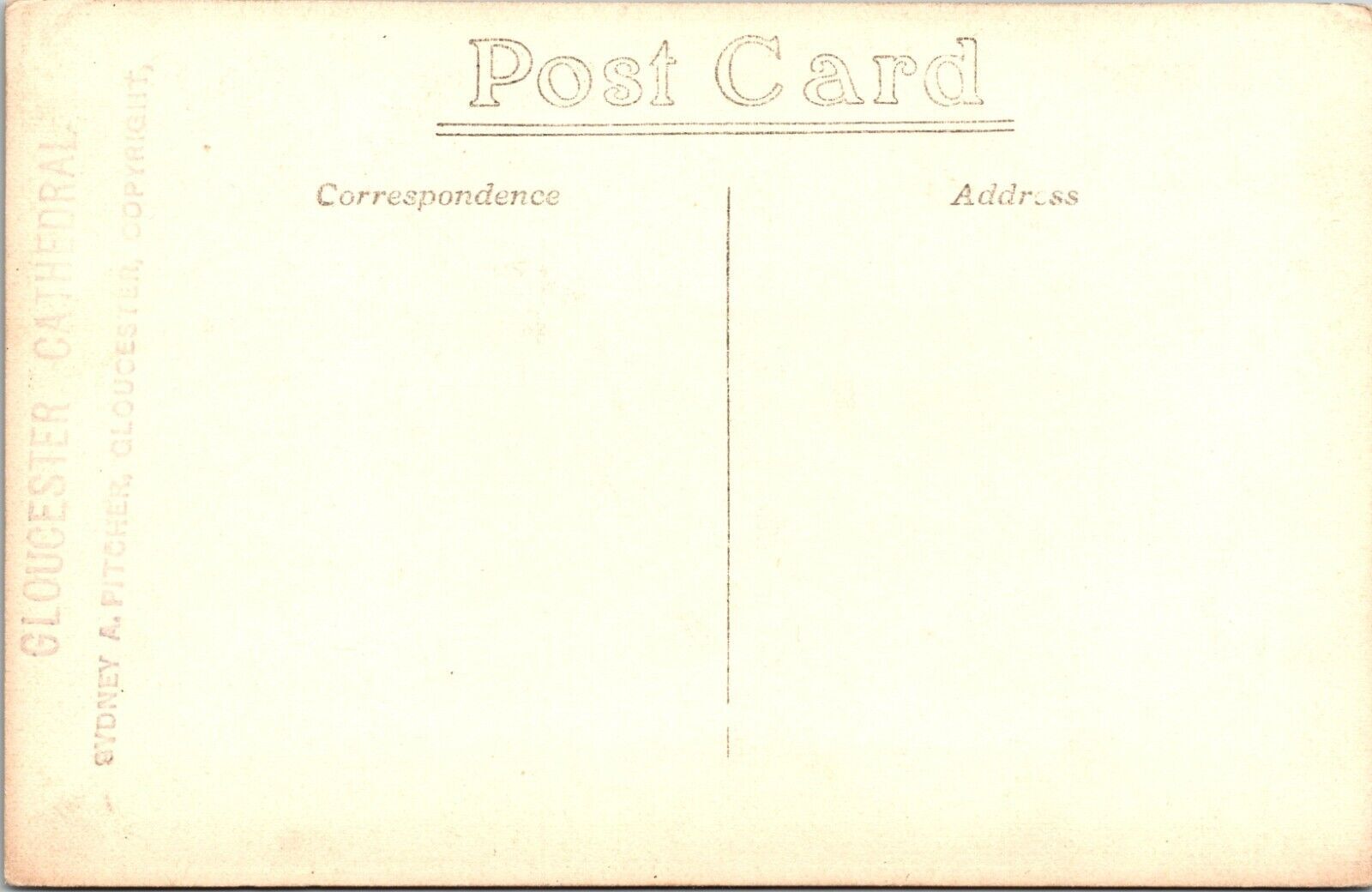 Vintage Postcard: Effigy of Robert, Duke of Normandy, Gloucester ...