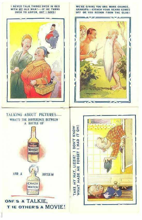 pc6385 postcard Comic Bamforth FOUR MOBSC | Topics - Cartoons & Comics ...