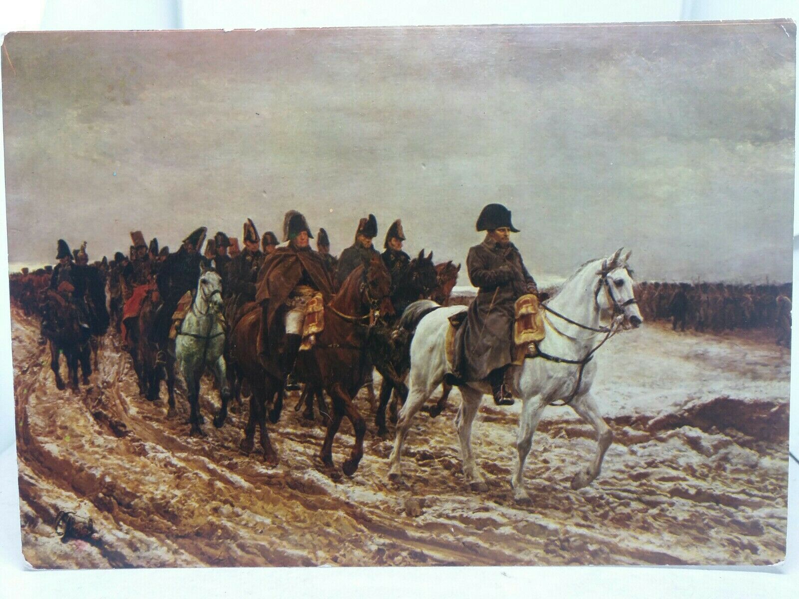New Vintage Postcard Napoleon & his Generals en Campagne de France ...