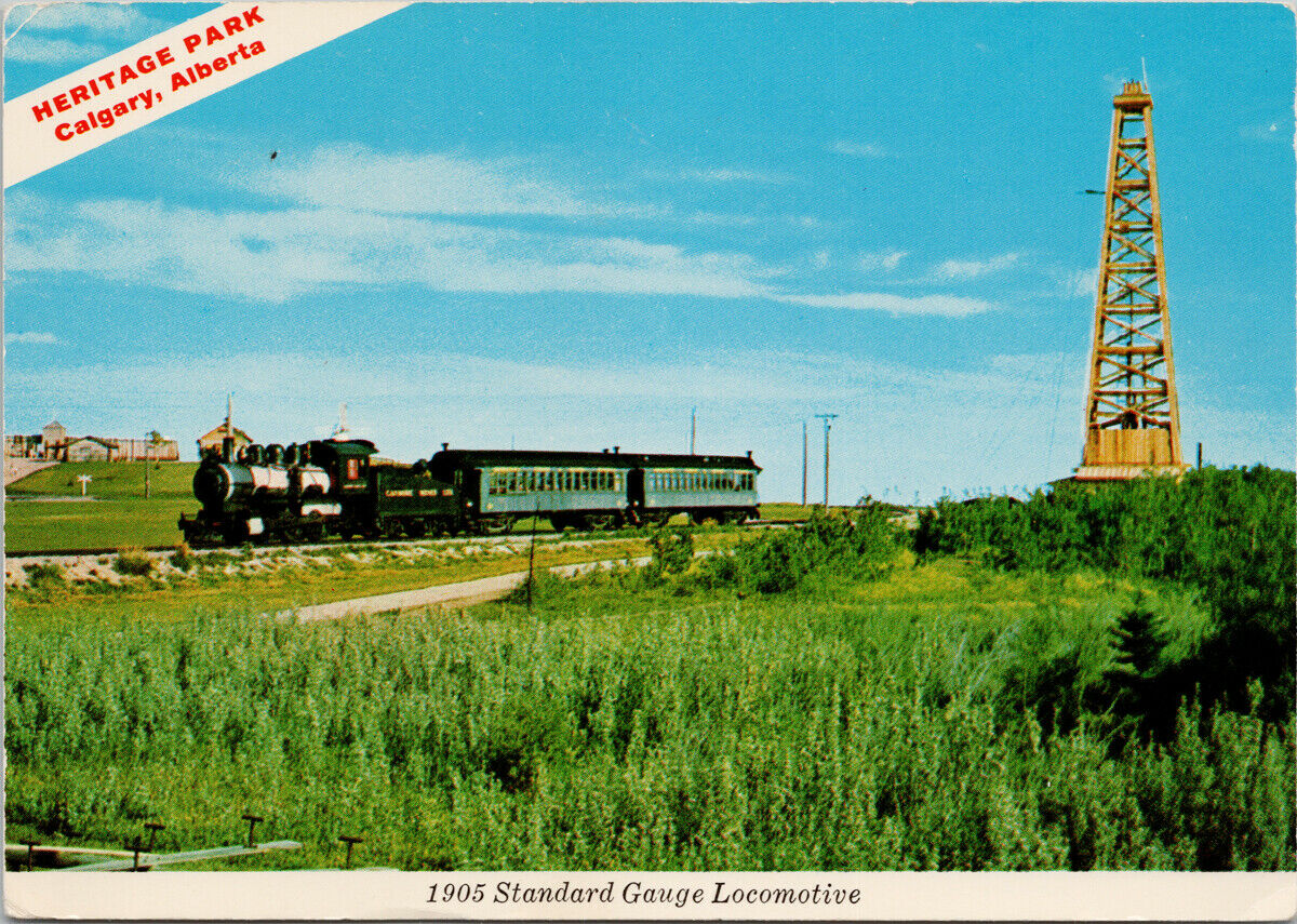 Heritage Park Standard Gauge Locomotive Derrick Calgary Alberta AB ...