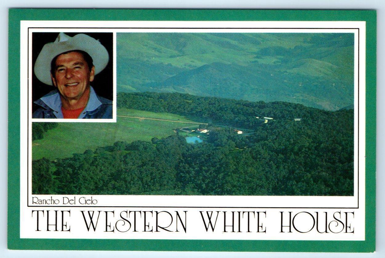 RANCHO DEL CIELO, CA ~ Western White House RONALD REAGAN 1980s ~ 4"x6 ...
