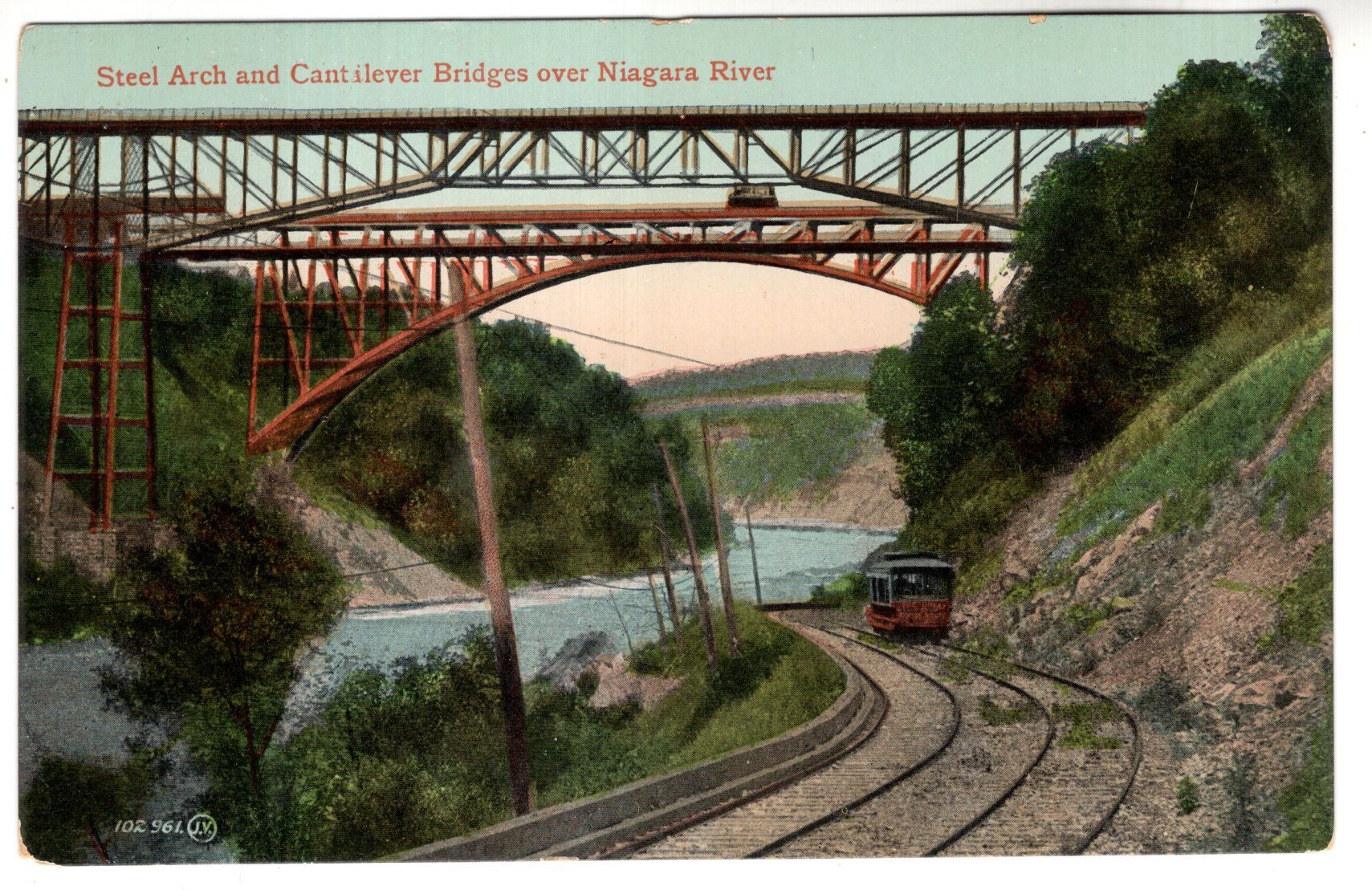 Steel Arch and Cantilever Bridges over Niagara River, Ontario | Canada ...