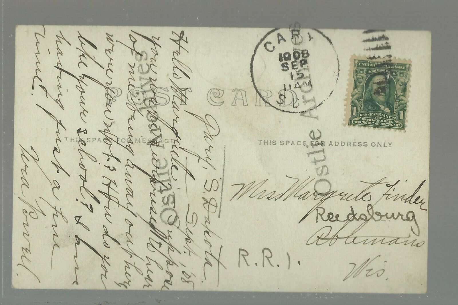 Gary SOUTH DAKOTA RPPC 1908 GENERAL STORE Construction nr Clear Lake ...