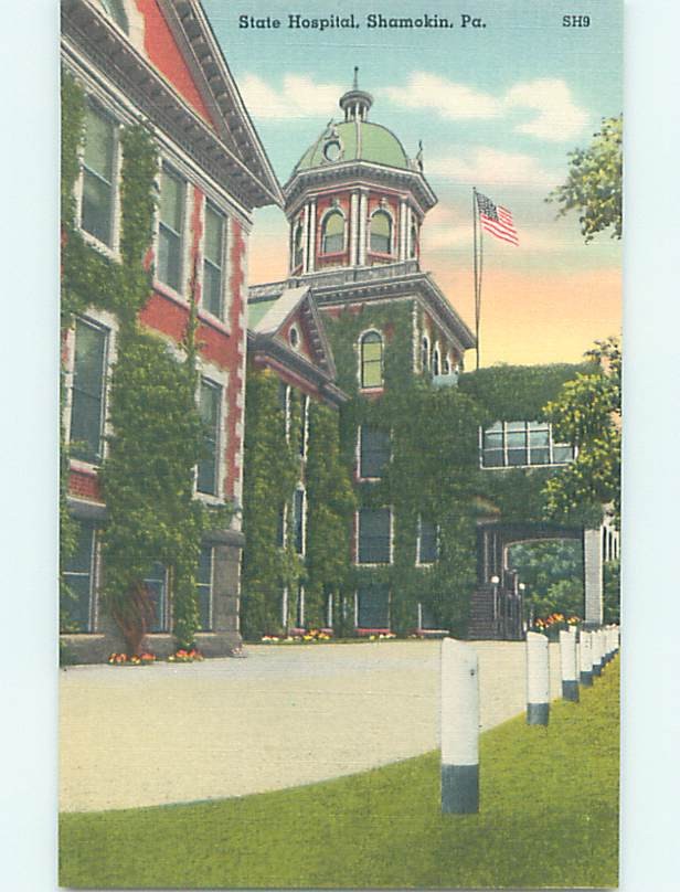 Linen STATE HOSPITAL Shamokin - Near Selinsgrove & Sunbury PA W2700 ...