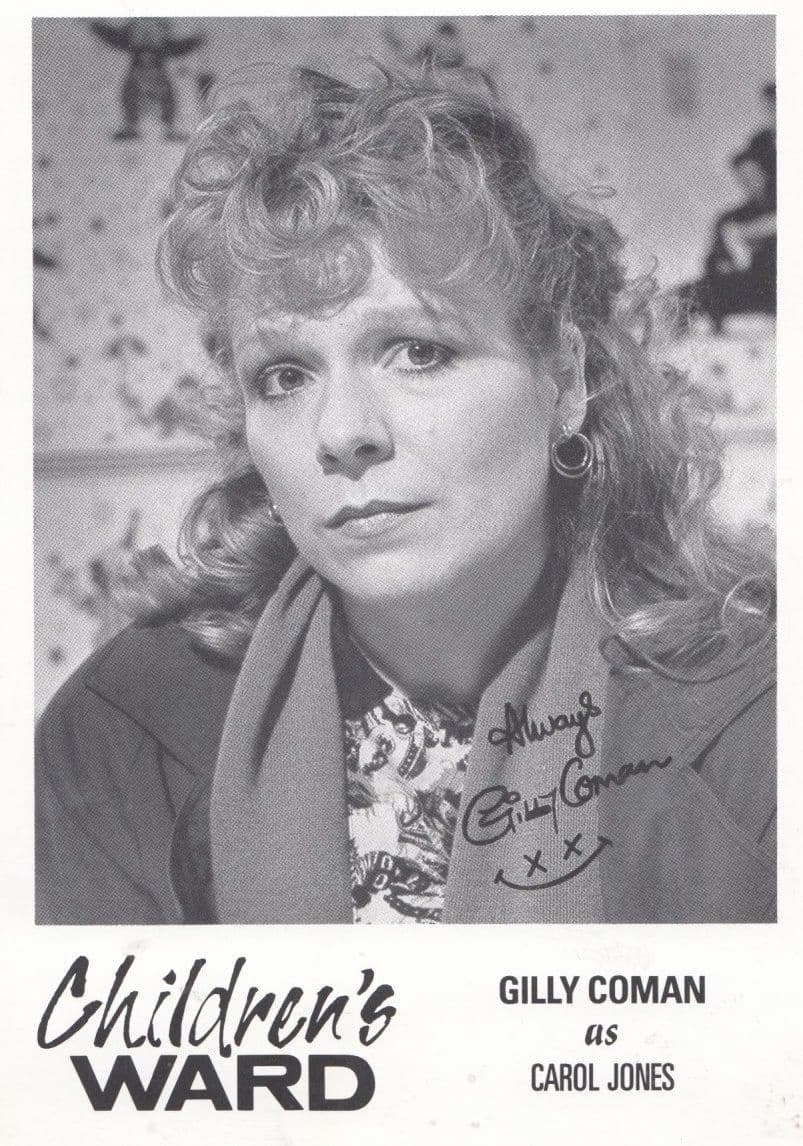 Gilly Coman as Carol Jones in Childrens Ward TV Show Vintage Signed ...