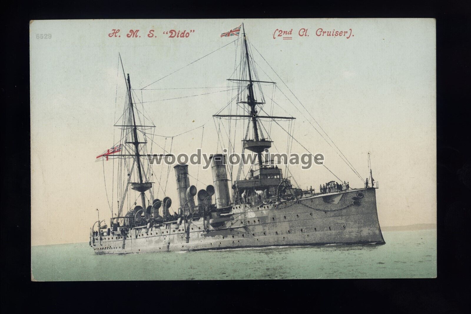 nb0210 - Royal Navy Warship - HMS Dido (2nd Cl. Cruiser) Hold to Light. postcard | Ephemera ...