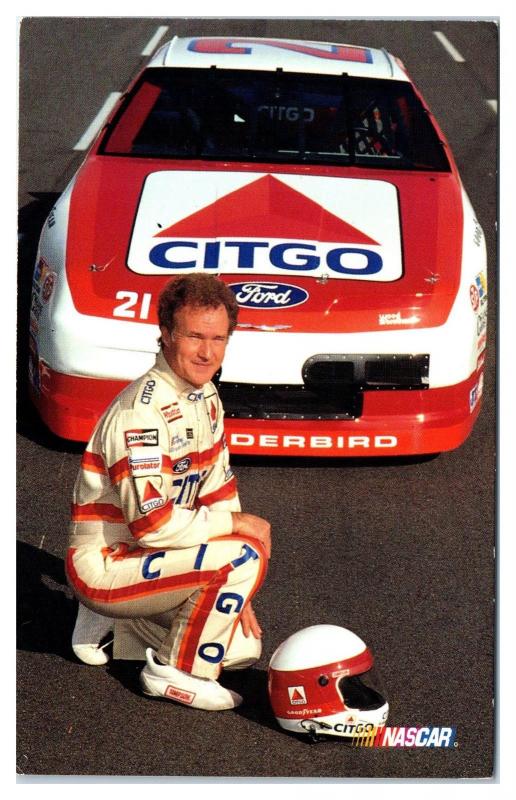 Morgan Shepherd, #21 Wood Brothers Racing, CITGO NASCAR Postcard ...