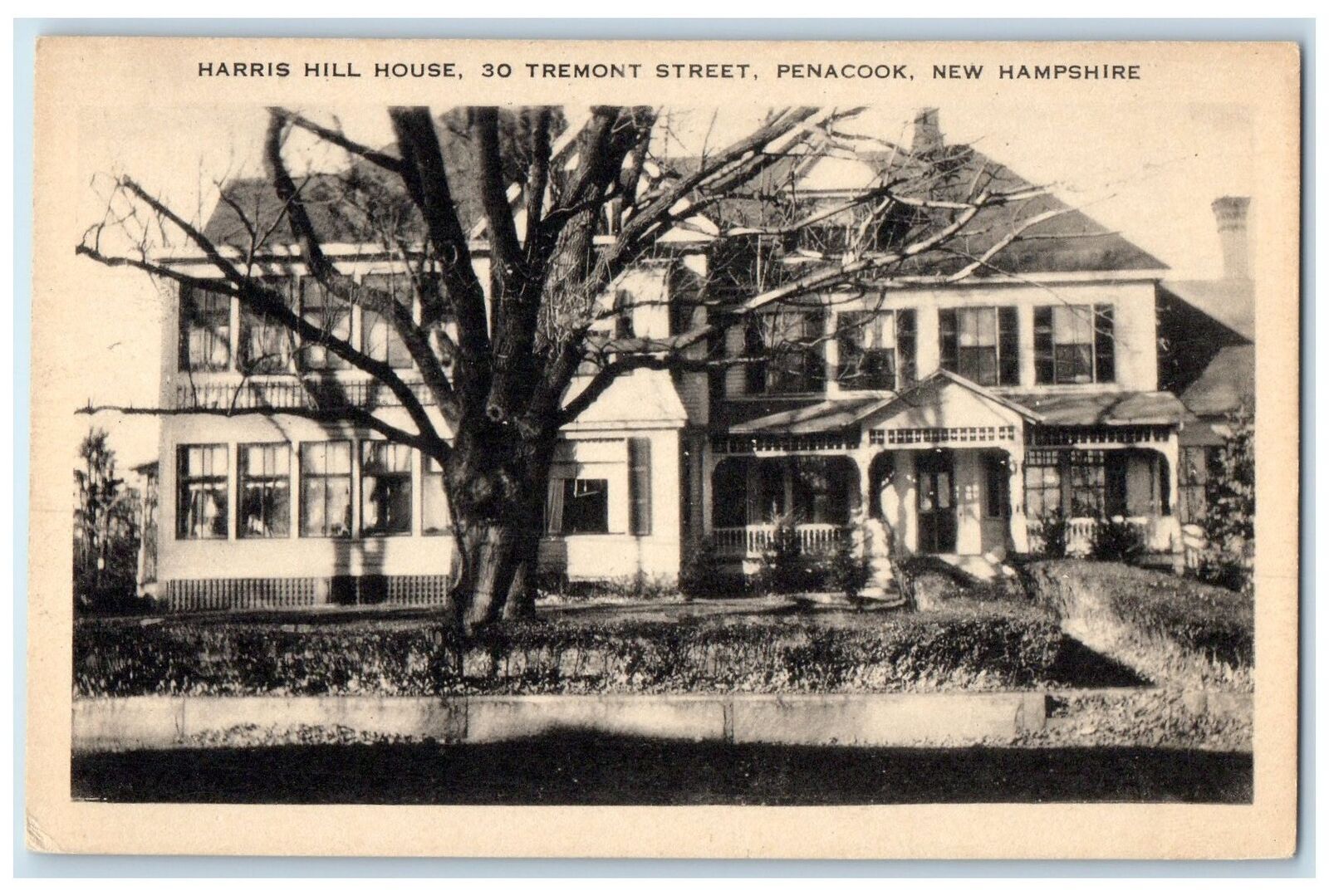 c1940's Harris Hill House Exterior Roadside Penacook New Hampshire NH ...
