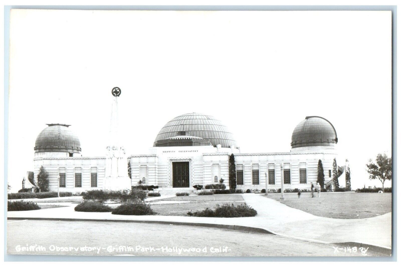 c1940's Griffith Observatory Griffith Park Hollywood CA RPPC Photo ...