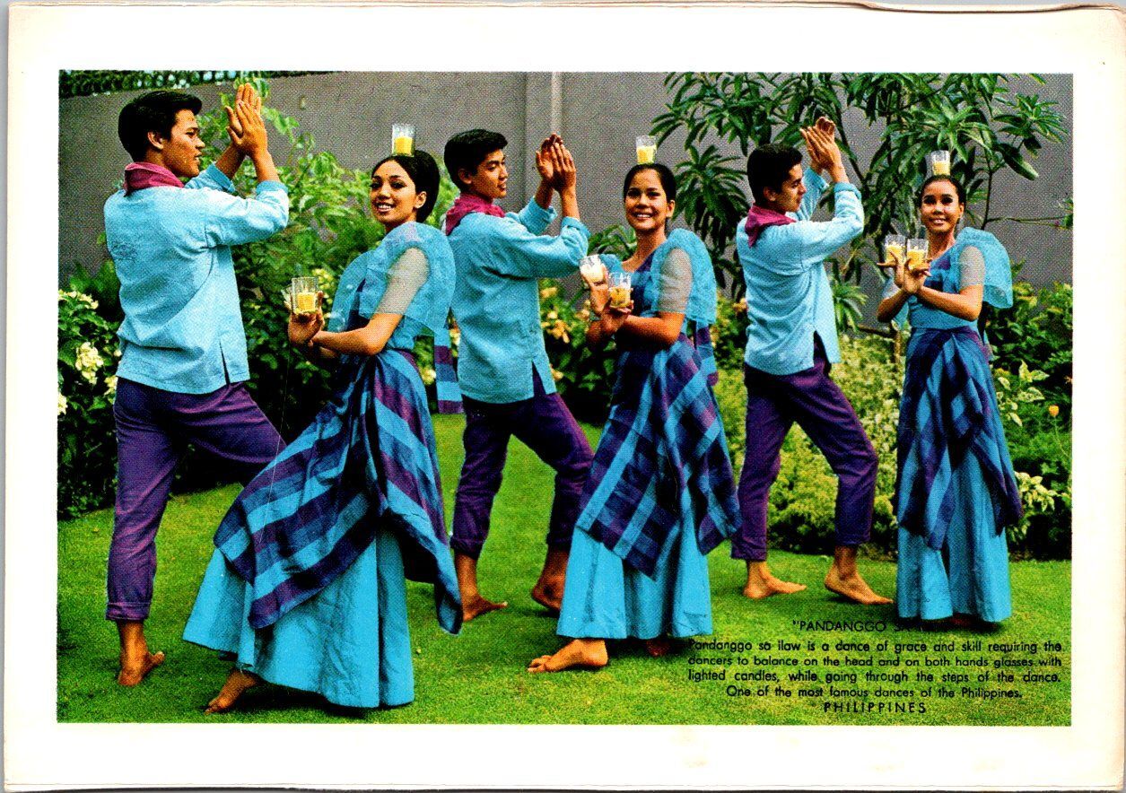 Phillipines Locals In Costume Dancing Pandnago Dance Of Skill and Grace ...