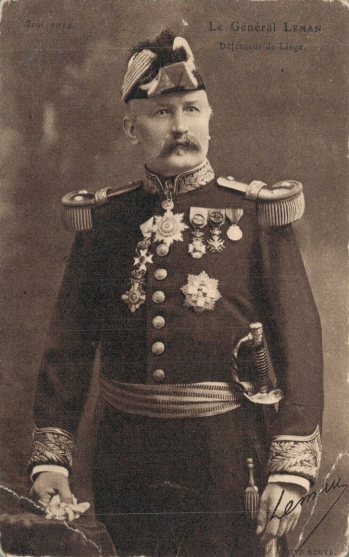 Military General Gérard Leman World War 1 Vintage Postcard 08.37 ...