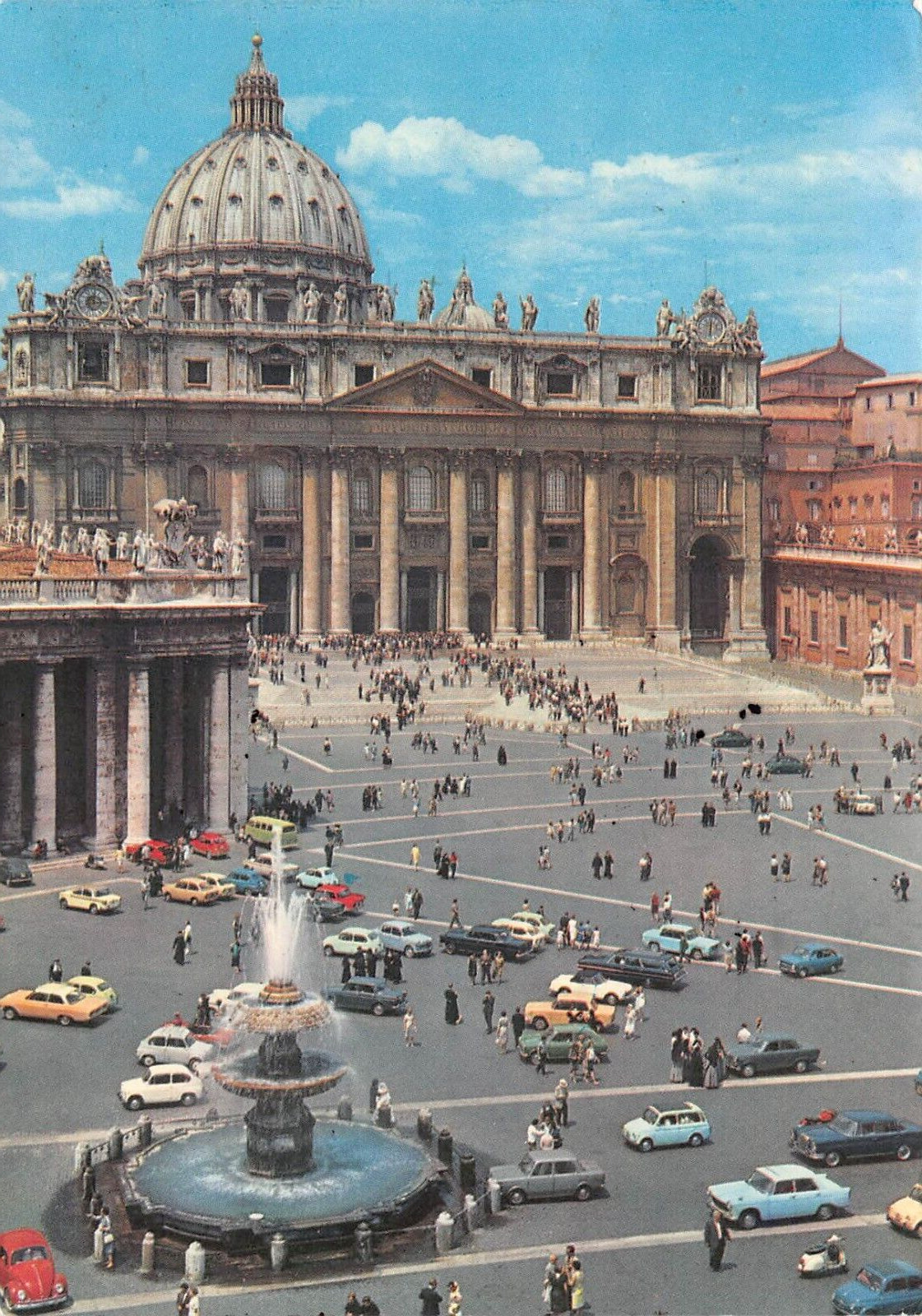 Fantastic cities Postcards Citta DEL Vatican Square and St Peter's ...