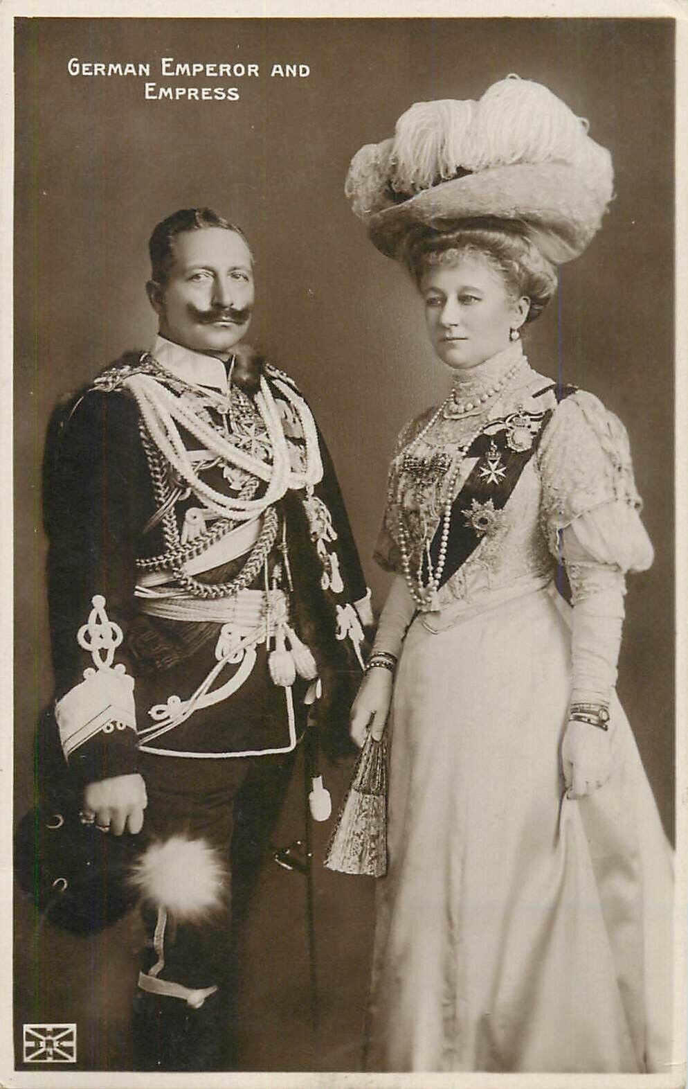 Royalty German Emperor and Empress feather hat medal | Europe - Germany ...