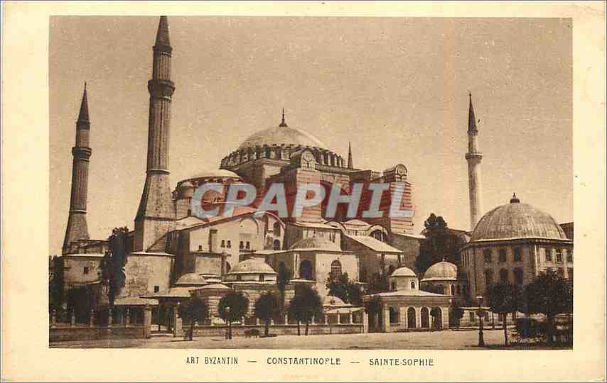 Postcard Old Constantinople holy Byzantine art sophie | Africa - Other ...