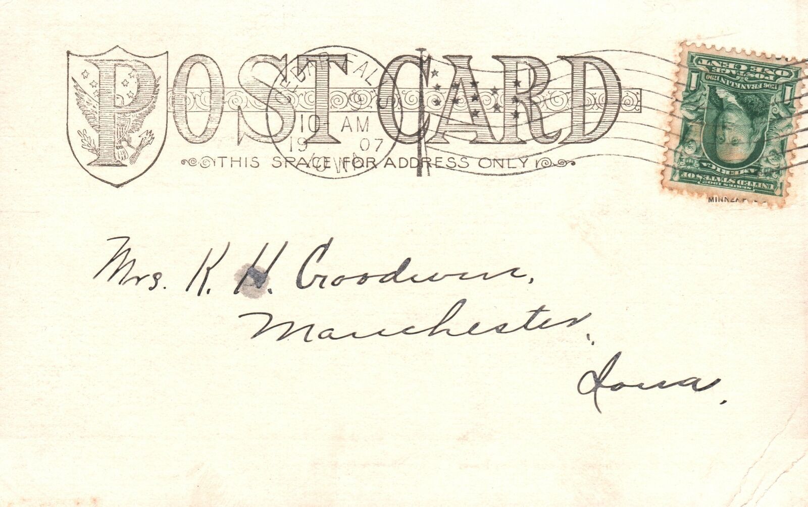 Vintage Postcard 1907 Gymnasium Iowa State Normal School Cedar Falls ...