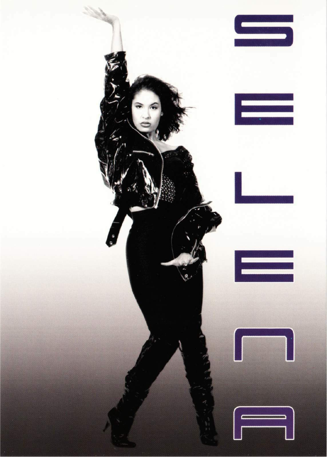 Selena Quintanilla-Perez in Concert Black and White Postcard | Topics ...