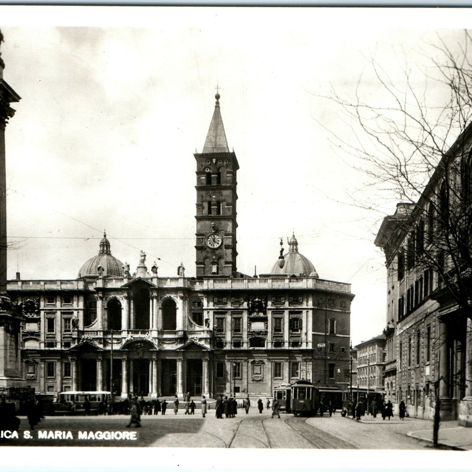 c1920s Rome, Italy RPPC Santa Maria Maggiore Real Photo Card Basilica ...