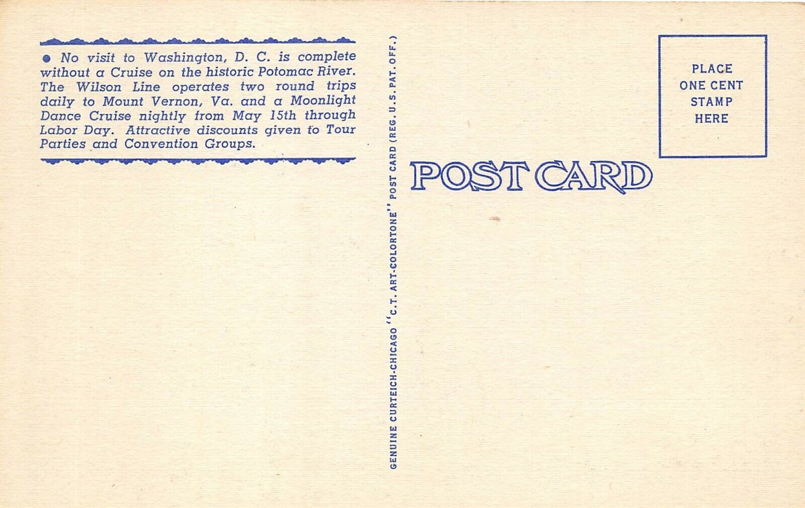 SS Mount Vernon Streamliner Steamship 1940s Postcard Wilson Line ...