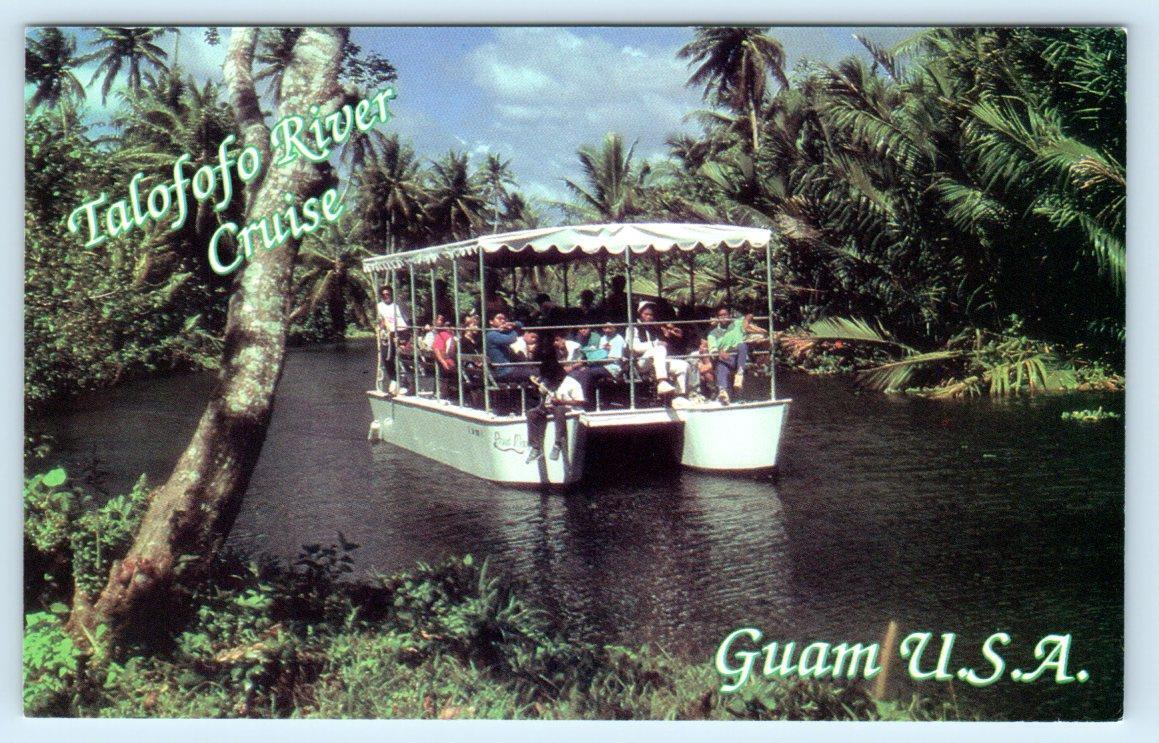 GUAM ~ Riverboat Cruise TALOFOFO RIVER Tropical Jungles Postcard ...