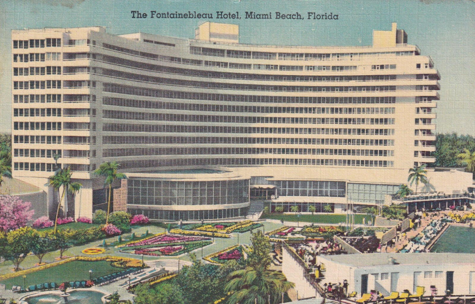 MIAMI BEACH, Florida, 1930-1940s; The Fontainebleau Hotel | United ...