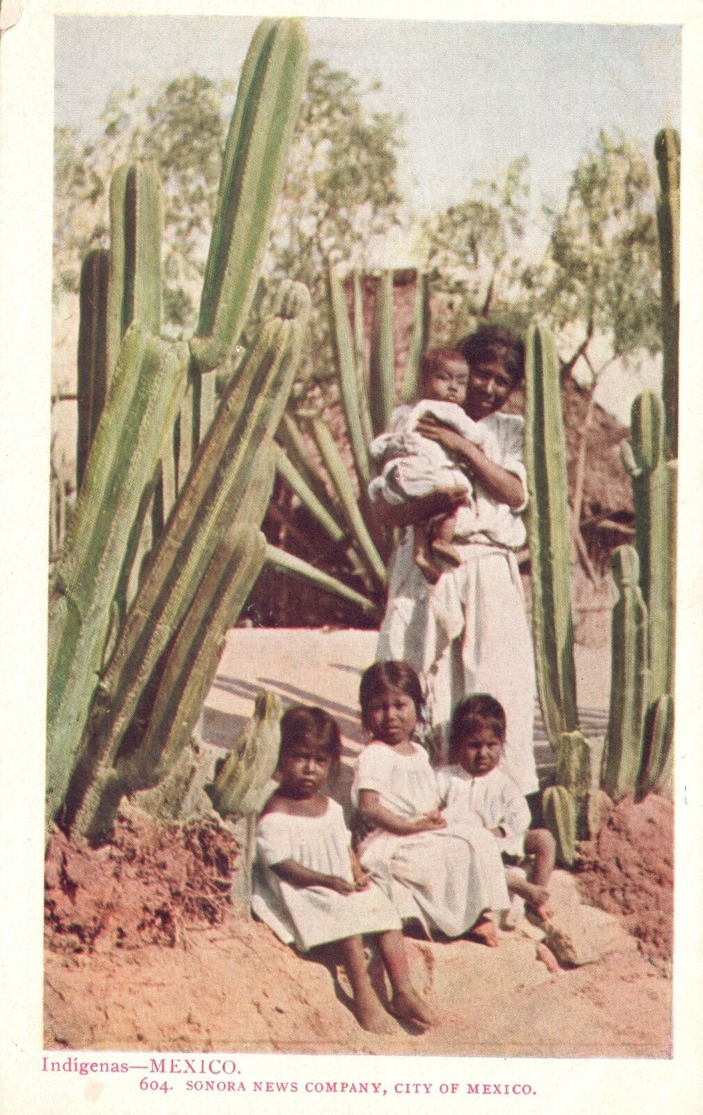 Vintage Postcard 1920's Indigenas Mexico Mexican Indian Native Mother ...
