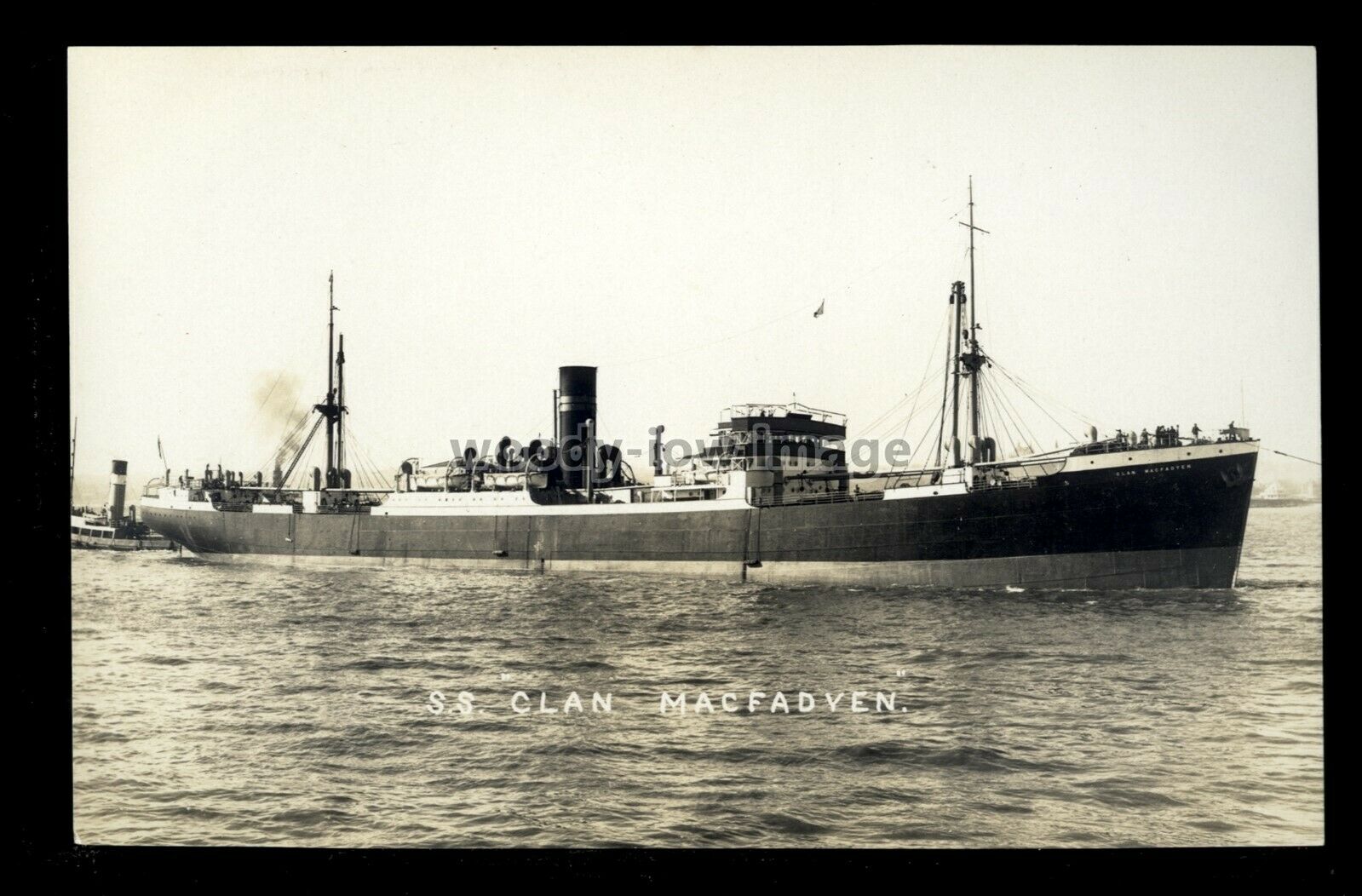 bf217 - Clan Line Cargo Ship - Clan Macfadyen , built 1923 - postcard ...