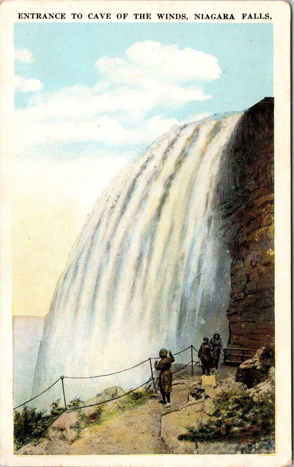Cave Of Winds Entrance Niagara Falls Canada Scenic Walkway WB Postcard ...