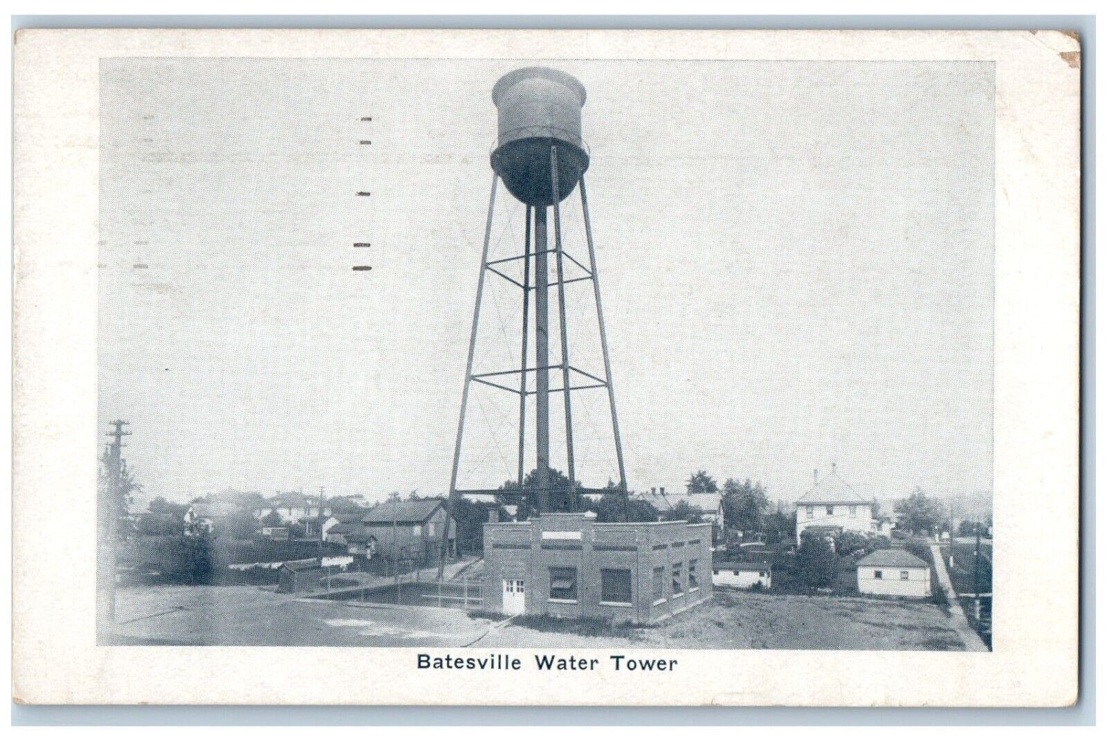 Cincinnati Ohio Postcard Batesville Water Tower General View 1954 ...