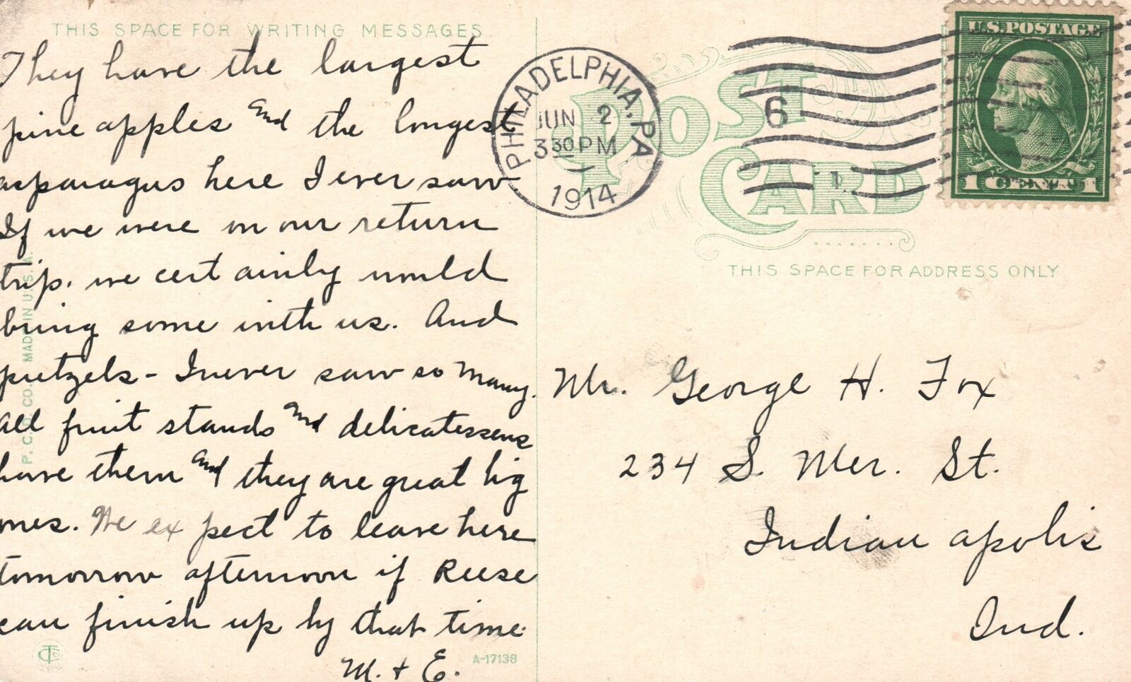 Vintage Postcard 1914 Betsy Ross House Arch Street Philadelphia ...