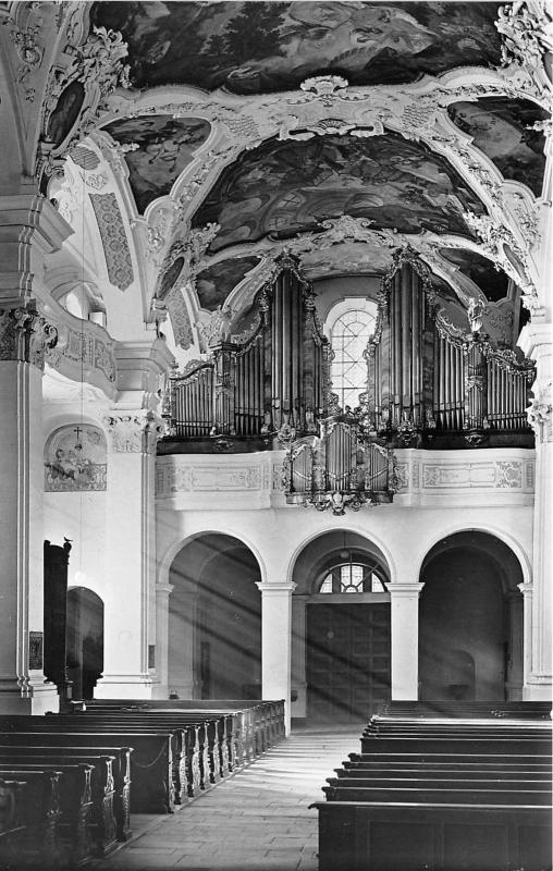 BG22869 organ orgel erzabtei beuron inneres der kirche germany CPSM ...